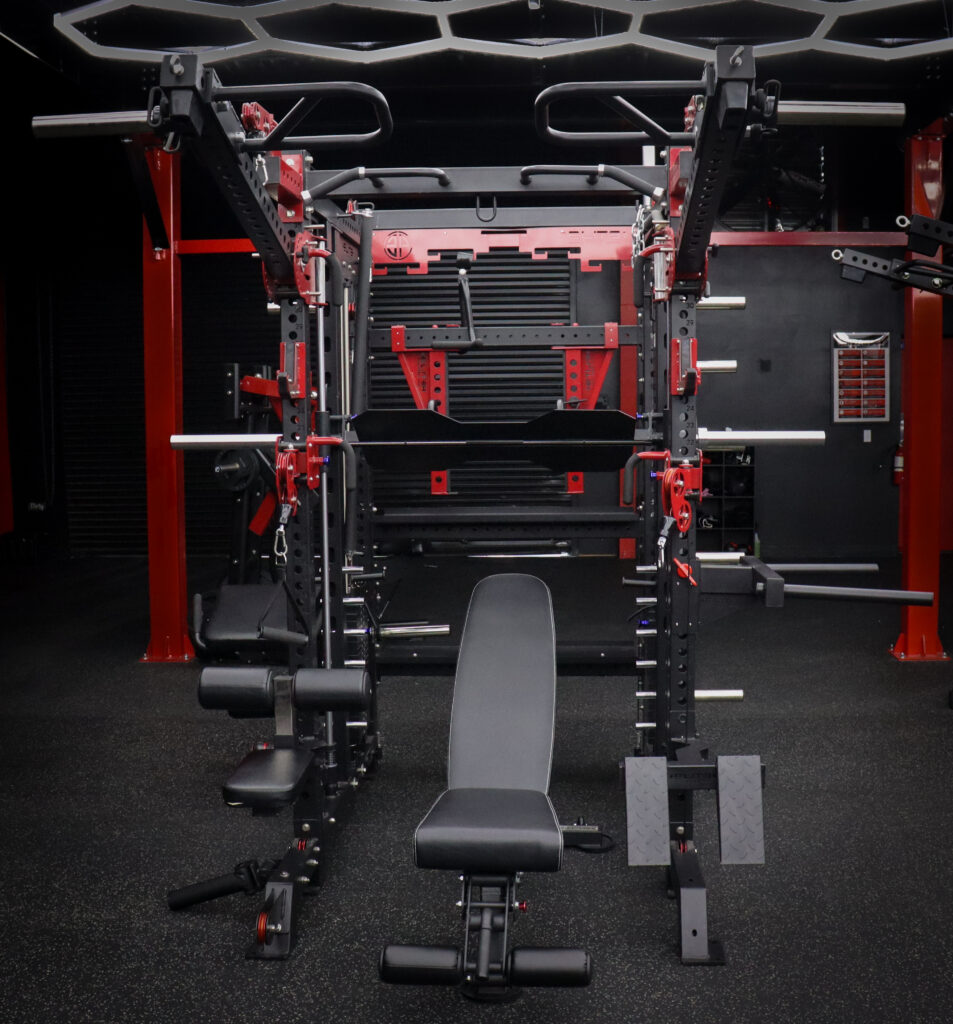 EP FTS2 Power Rack - Fully Loaded + Bench +Barbell + Weight Plate Set ...